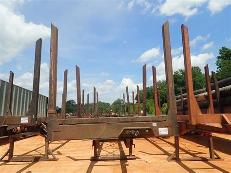 Pitts Log Trailer J M Wood Auction Company Inc