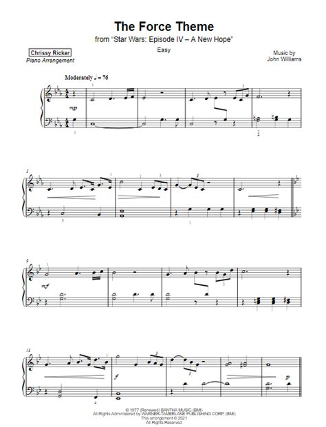 The Force Theme By John Williams