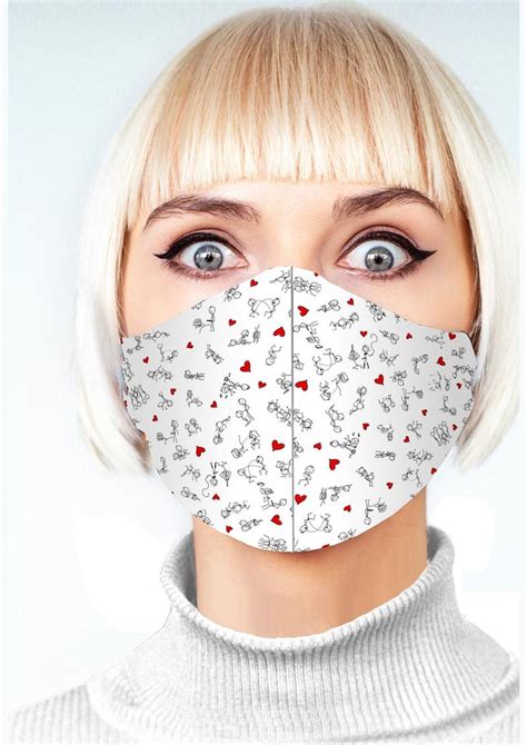 Super Fun Sex Position Mask White Black Always Attract