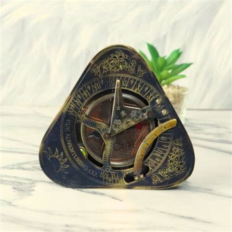 Buy Gilbert And Sons Nautical Solid Brass Antique Compass