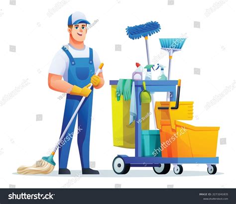 School Janitor Clip Art