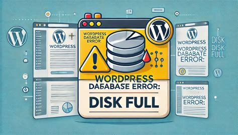如何解决“wordpress 数据库错误磁盘已满”问题：全面指南 光子波动网 专业wordpress修复服务，全球范围，快速响应