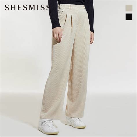 포스티 투턱 코듀로이 와이드 팬츠 Swwslm42090