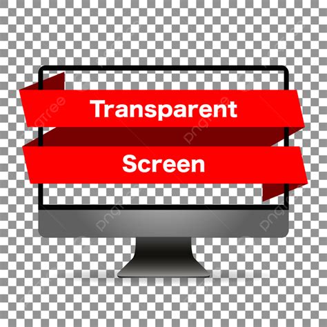 Computer Monitor Mockup Vector Hd Png Images Monitor Computer Mockup Isolated Internet Empy