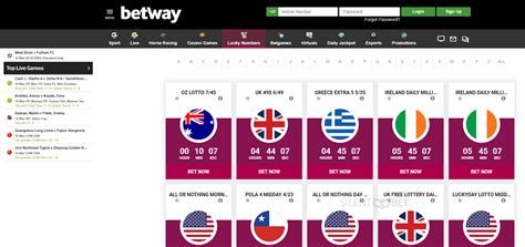 How To Place Lucky Numbers → Play Betway Lotto View Results