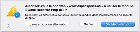 Activation Du Module Citrix Sous Safari Mac Git Documentation