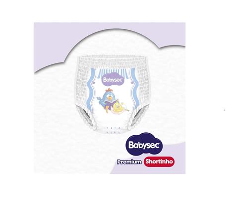 Fralda Babysec Premium Shortinho Mega Jn Fraldas