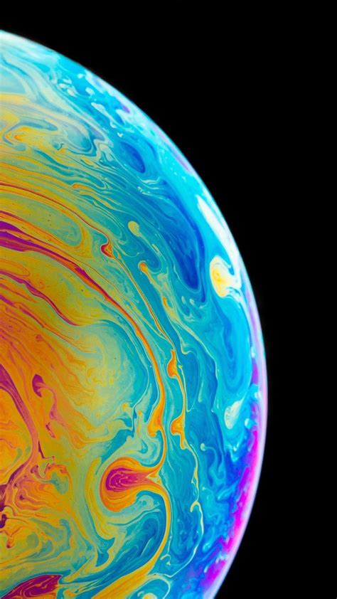 Iphone Xs Bubble Planet Wallpapers Wallpaper Cave