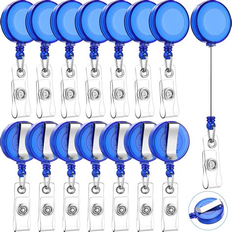 Badge Holder Nurse Translucent Name S Retractable Pull Badge Id With Swivel Alligator Clip
