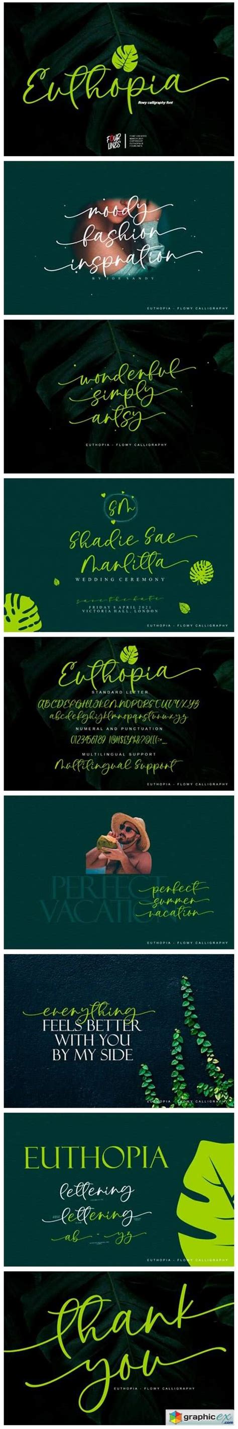 Euthopia Font Free Download Vector Stock Image Photoshop Icon