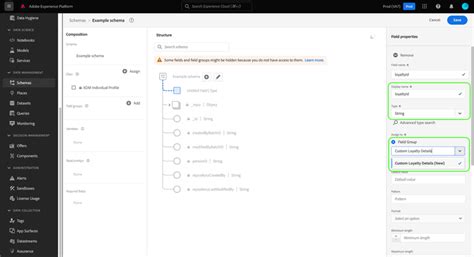 在ui中创建和编辑架构 Adobe Experience Platform