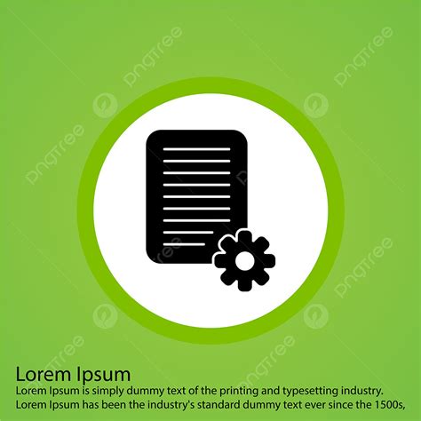 Document Vector Hd Images Vector Document Setting Icon Document Icons Development Document