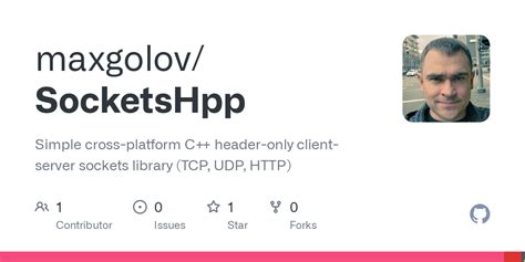 Github Maxgolovsocketshpp Simple Cross Platform C Header Only Client Server Sockets
