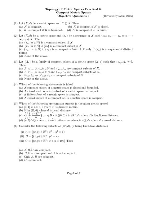 Compactness Practical Pdf