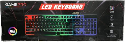 12 Count Whole Sale Gamepro Led Gaming Keyboard Video Games