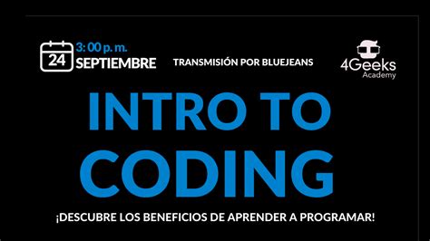 intro to coding descubre los beneficios de aprender a programar