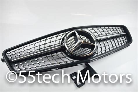 W204 2008 2011 C Class Diamond Grille 55tech Motors