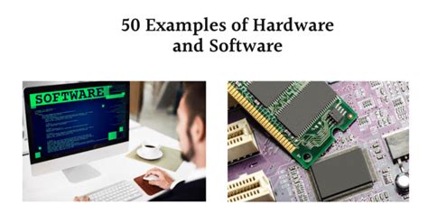 50 Examples Of Hardware And Software Vivid Examples