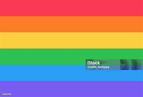 Lgbt 조직의 무지개 프라이드 깃발입니다 벡터 일러스트 레이 션 0명에 대한 스톡 벡터 아트 및 기타 이미지 0명