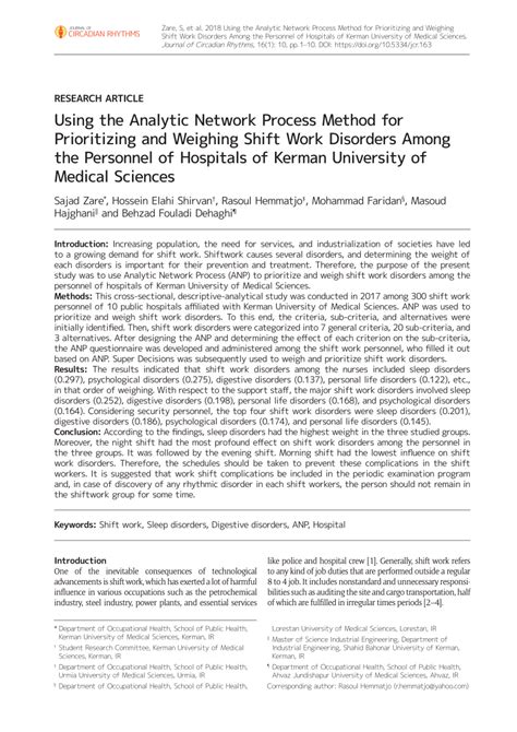 Pdf Using The Analytic Network Process Method For Prioritizing And