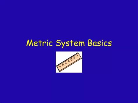 Ppt Essential Metric System Conversion Guide Powerpoint Presentation