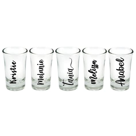 Personalized Shot Glasses Etsy
