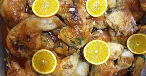 Frango Assado Com Batatinhas E Limão No Forno Utilidades Em Geral