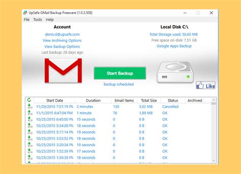 Free Email Backup Tools For Gmail Hotmail Outlook Yahoo And More