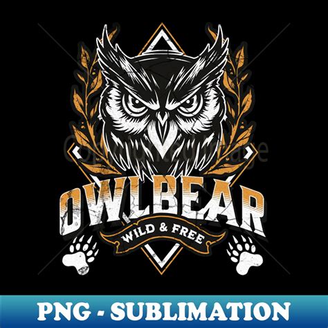 Dd Owlbear Digital Sublimation Download File Vibrant And Inspire