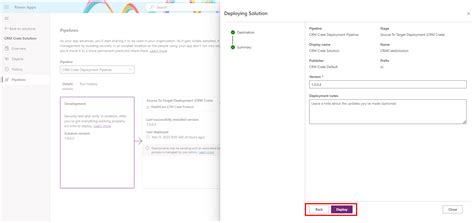 Approve The Deployment Of Solutions Using Pipelines In The Power