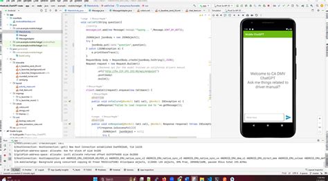 github hegdebhavya mobile chatgpt integration of chatgpt trained model based on ca drivers