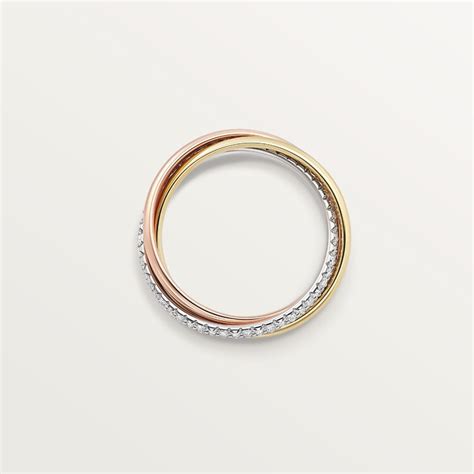 Trinity Ring Small Model Half Paved