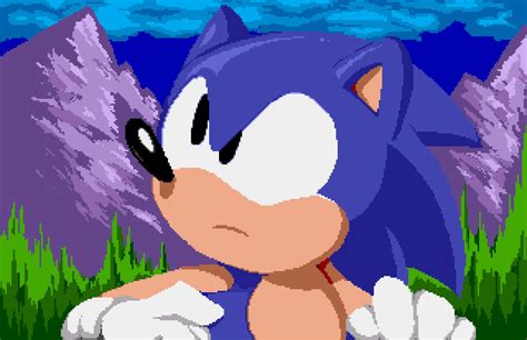 Download Classic Sonic Pixel Art Wallpaper