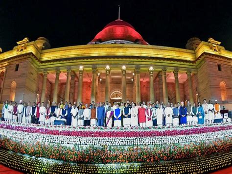 India 30 Cabinet Ministers 36 Mos 5 Mos Independent Charge In Modi