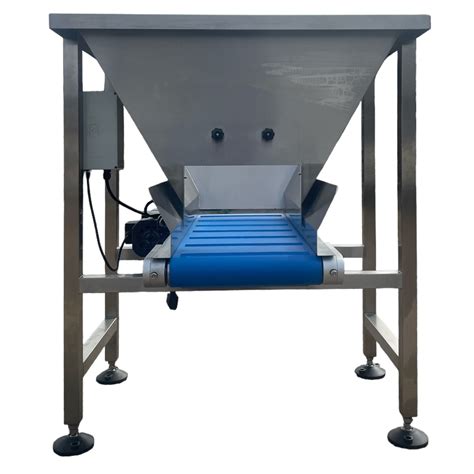 Multipak Belt Feed Hopper Vibratory Feeders Iris Packaging