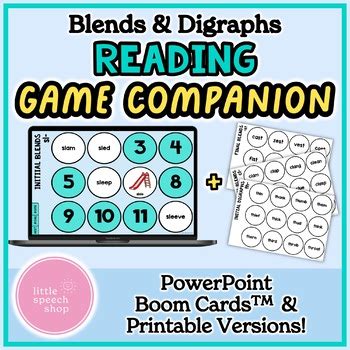 Reading Game Companion Blends And Digraphs Boom Powerpoint Print