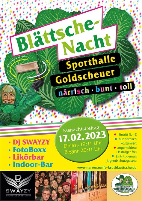 Fastnachtsfreitag 17022023 Blättschenacht In Der