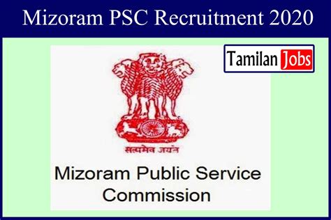 Mizoram Psc Recruitment 2020 Out Post Graduate Degree Candidates Apply For Grade Ii Of Mhs