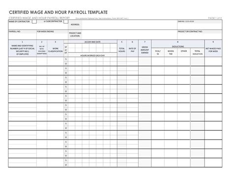 Free Printable Payroll Templates Excel Pdf Word Example Free Printable Payroll Templates Excel Pdf Word Example