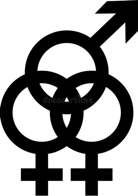 Vector Los Iconos Blancos Del Web De La Orientación Sexual Símbolo