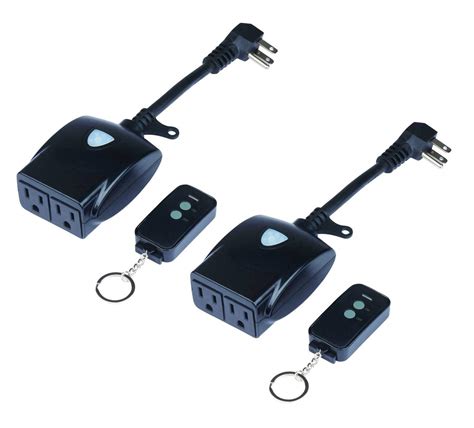 Westek Outdoor Remote Control Outlet Switch Kit With Wireless Receiver