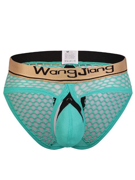 Mens Sexy Mesh Breathable U Convex Pouch Briefs Mr Saker