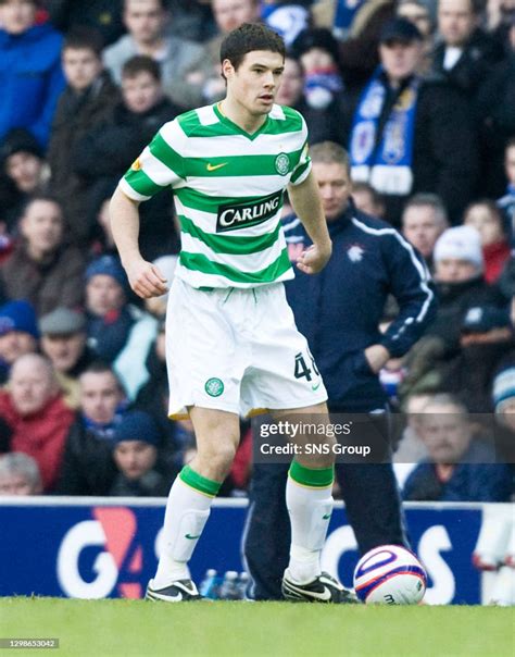 League Rangers V Celtic Ibrox Glasgow Darren Odea In Action For