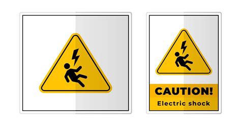 Electricity Danger Caution Vector Art Icons And Graphics For Free Download