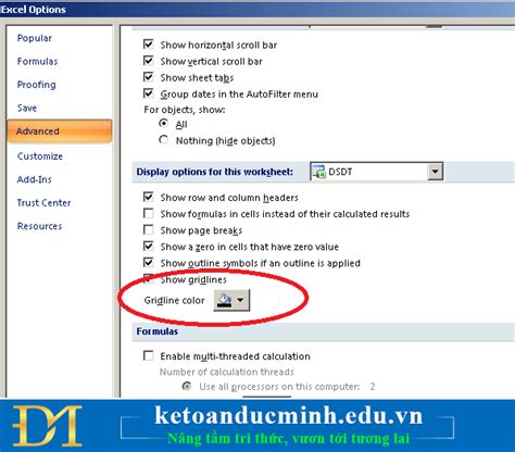 những lỗi thường gặp trong excel và cách khắc phục kế toán Đức minh
