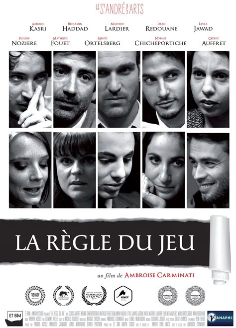La R Gle Du Jeu Film Senscritique