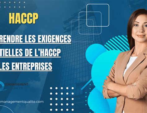 Les Fondamentaux De Lhaccp Expliqués Simplement Management De La Qualité