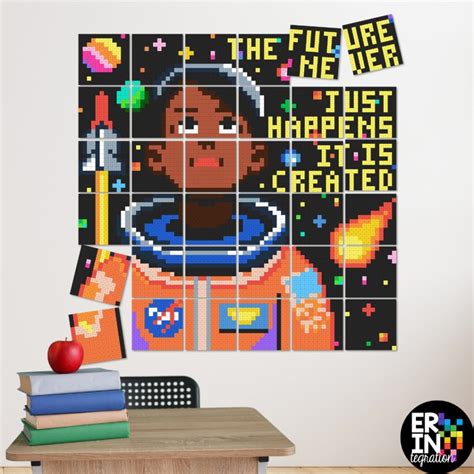 Collaborative Pixel Posters To Engage Students In Stem Learning