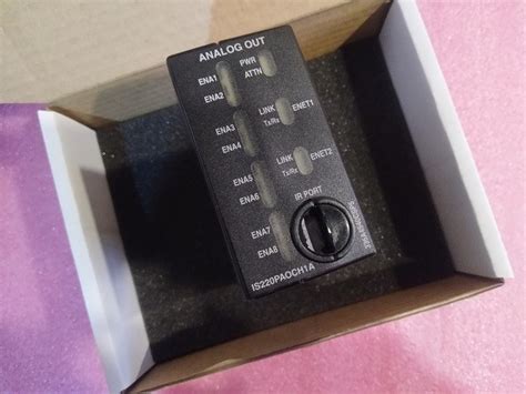 GE IS PAOCH A Mark VIe Analog Output Module mA up to Ω PLC Module