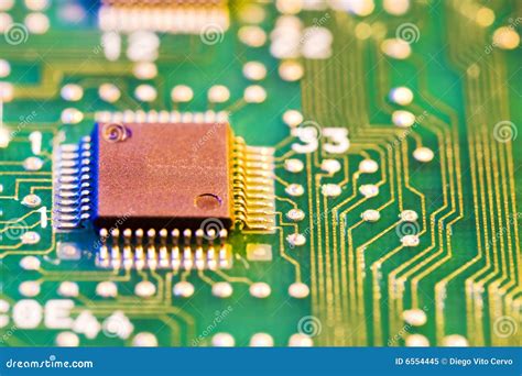 Computer Chip Stockbild Bild Von Vorstand Prozessor